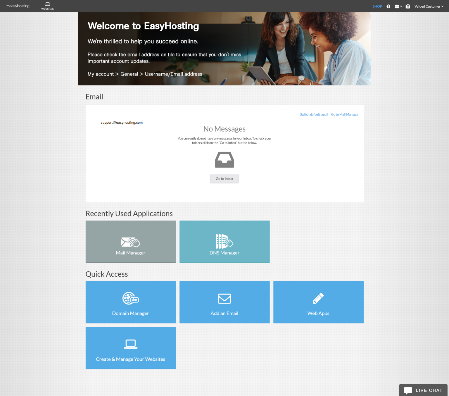 Mail Manager - Easyhosting Knowledge Base