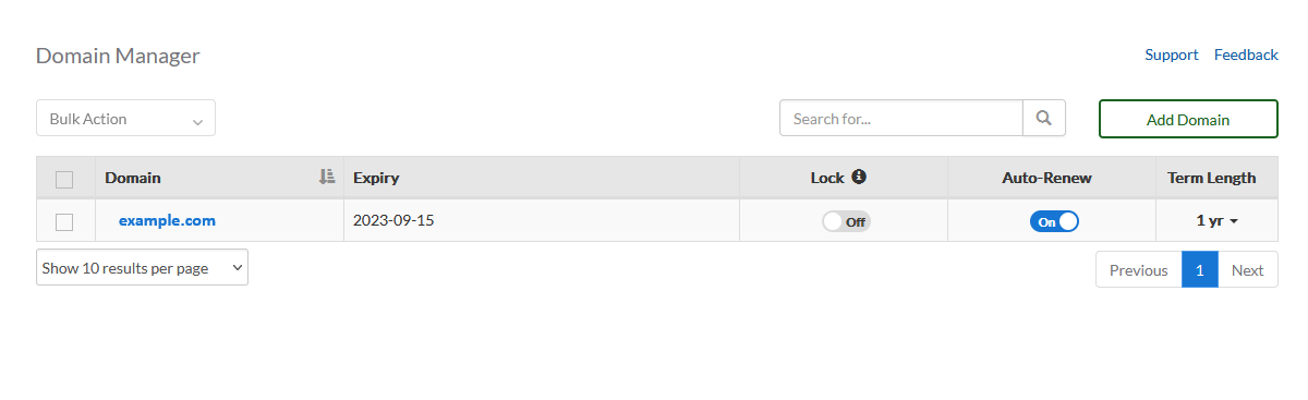 Domain Manager - Easyhosting Knowledge Base